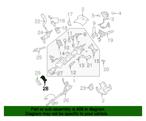 2010-2014 GM Steering Wheel Position Sensor 19418403 | Auto Parts Express