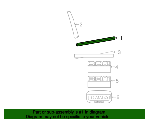 2009-2023 Mopar W/Strip 55112377AI | TascaParts.com