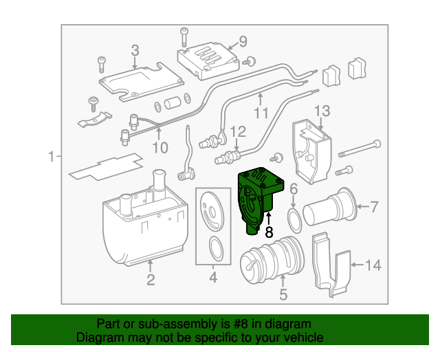 002830850864 - Axial Fan Mercedes-Benz USA Parts