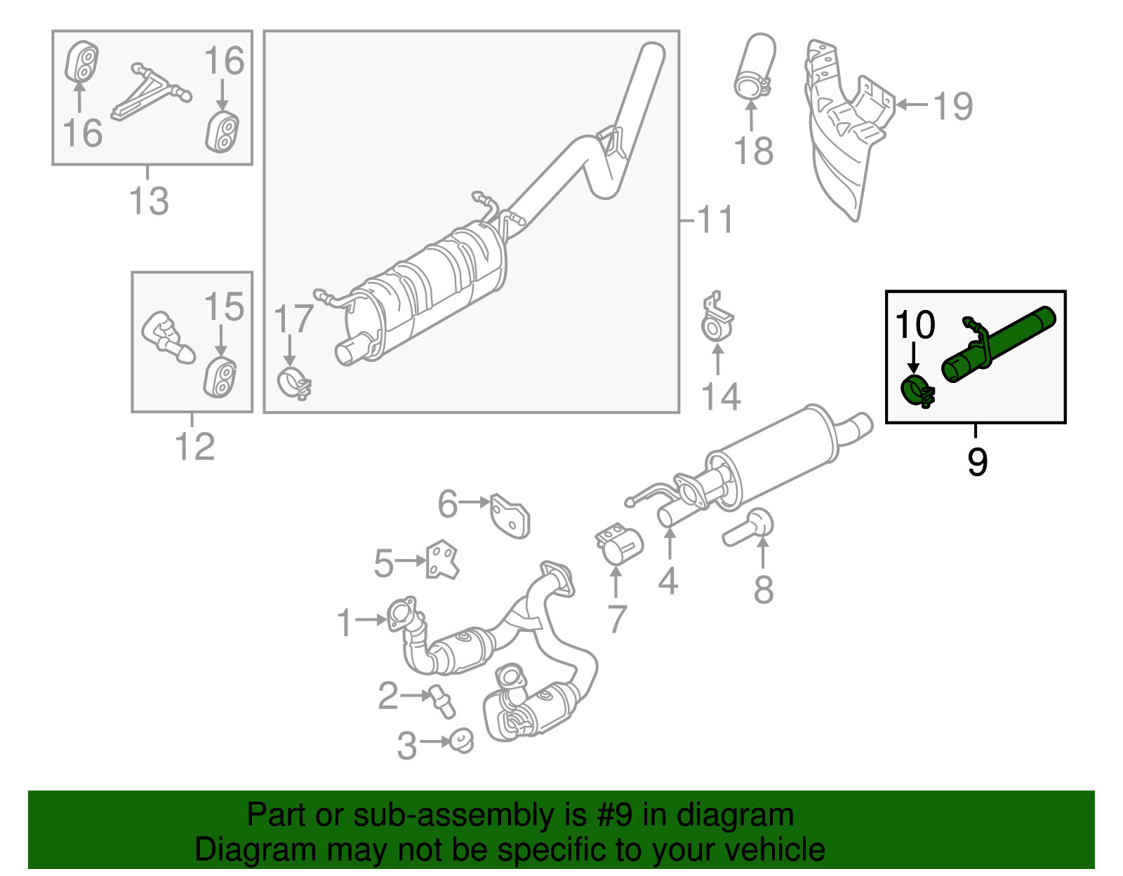 2017-2024 Ford Intermediate Pipe HC3Z-5201-B | Ford OEM Parts Online