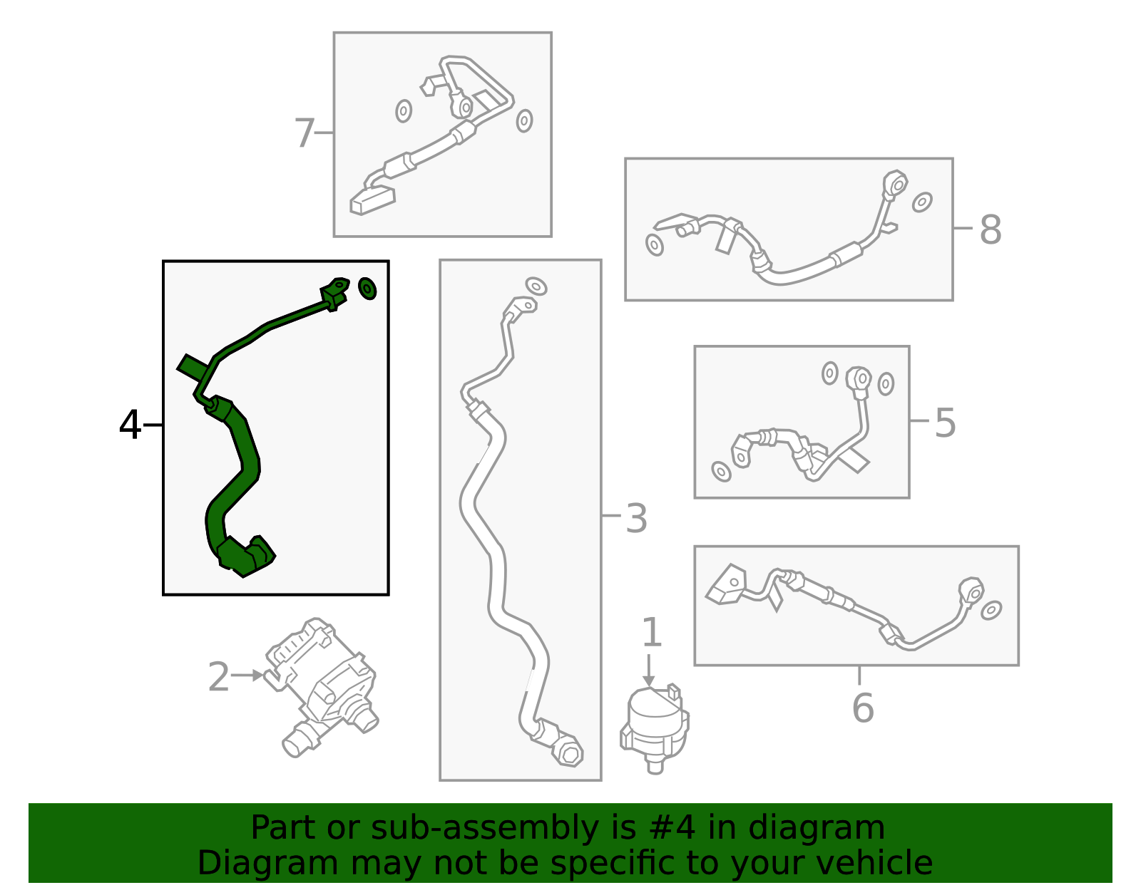 11539896891 - 2019-2025 BMW Return Hose (11-53-9-896-891) | BMW of ...