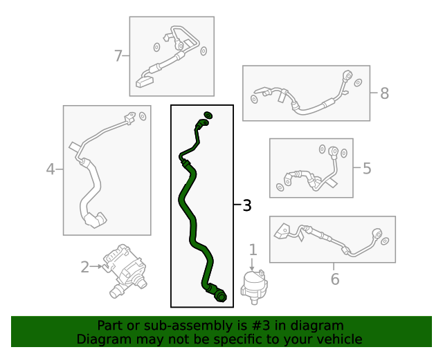 11-53-9-896-889 - Inlet Hose 2019-2023 BMW | AutoNationParts.com