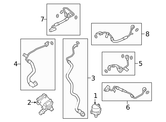 Genuine BMW 11-53-8-841-583 | Coolant Line Turbocharger R 111060 | FREE ...