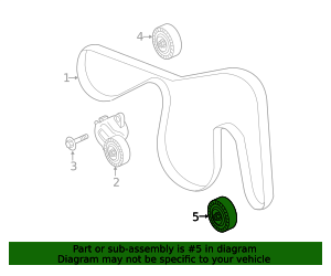 Genuine OEM Ford Part - Idler Pulley FL3Z-8678-B | Genuine OEM Ford ...
