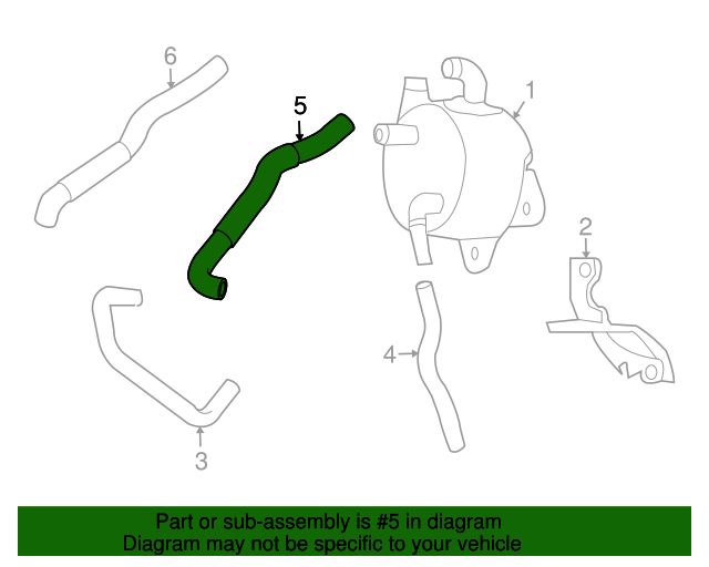 16282-36011 - By-Pass Hose - 2009-2012 Toyota RAV4 | OEM Genuine Toyota ...