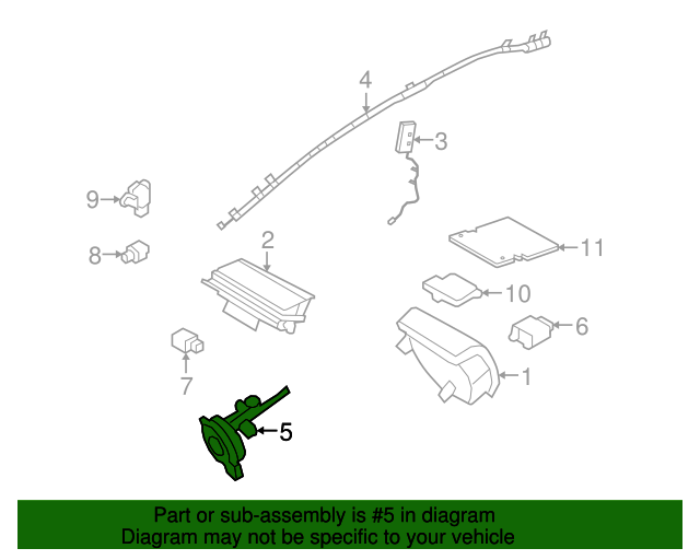 2009-2011 Ford Focus Clock Spring 9S4Z-14A664-A | TascaParts.com