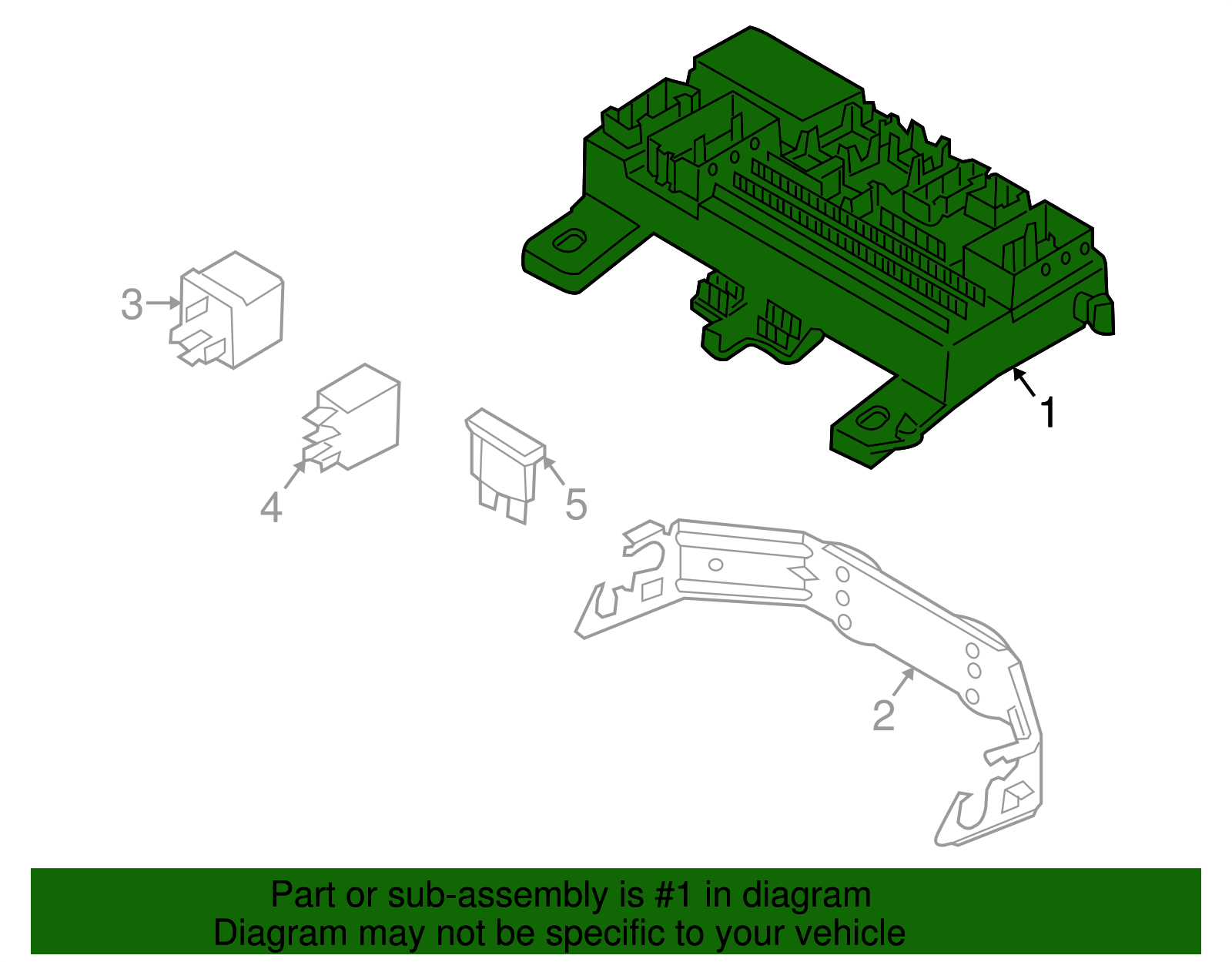 2004-2013 Volvo S40 V50 C70 C30 Fuse & Relay Box Electronic Unit ...