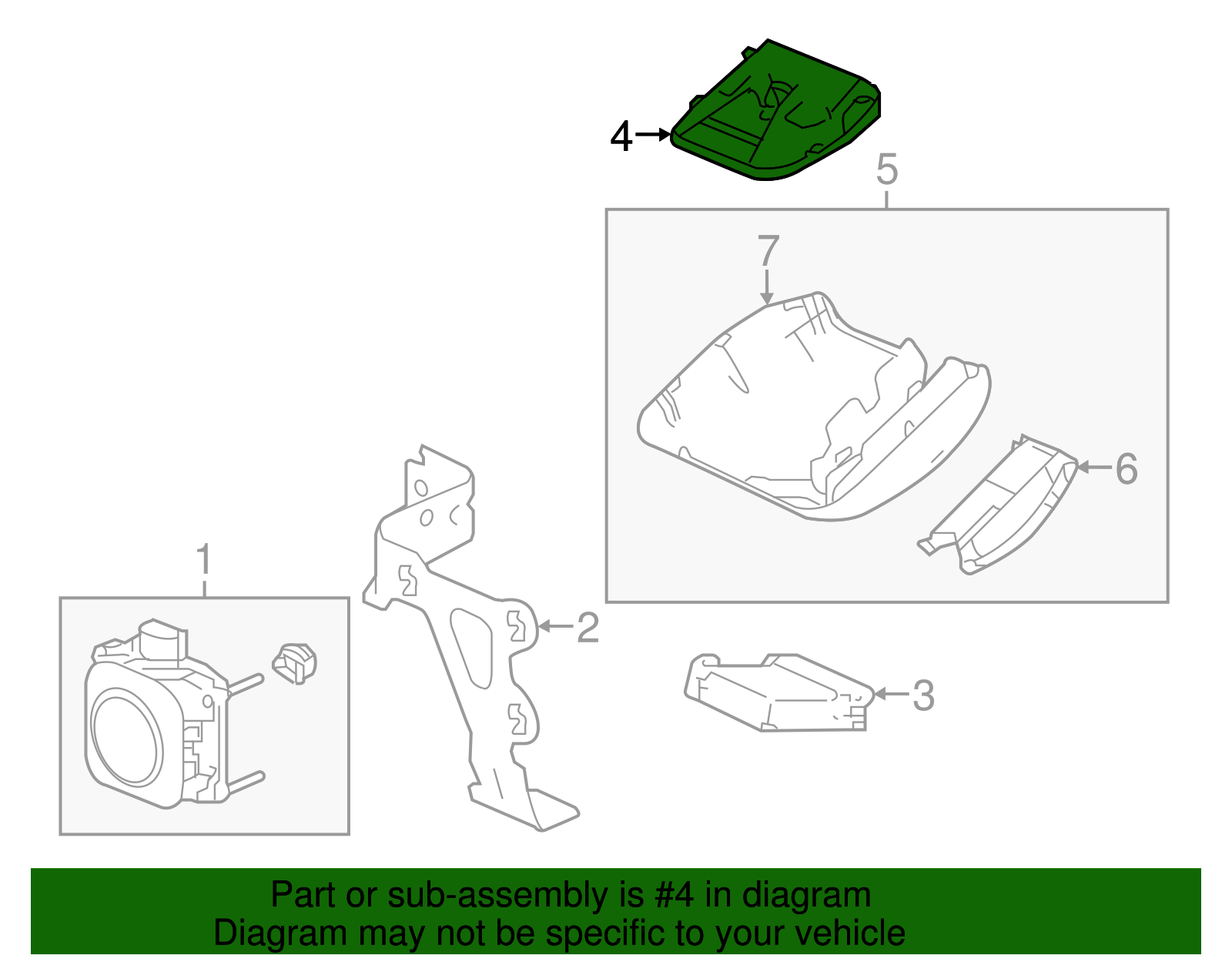 36150-T2A-A06 - Front Camera 2014-2015 Honda Accord | Honda Parts Online