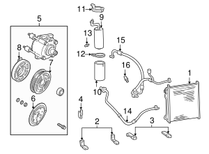 1990-2011 Ford A/C Compressor Clutch Hub 6S4Z-19D786-A | Village Ford
