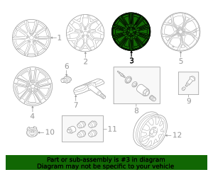 2014-2024 Jaguar F-Type Wheel, Alloy T2R4755 | JaguarParts.com