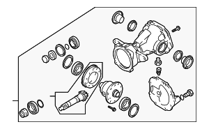 53000-3B600 - Differential Assembly - 2011-2015 Hyundai Tucson | OEM ...