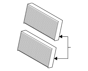 64-31-6-835-406 - Cabin Air Filter Set - 2016-2022 Mini | BMWPartsHub