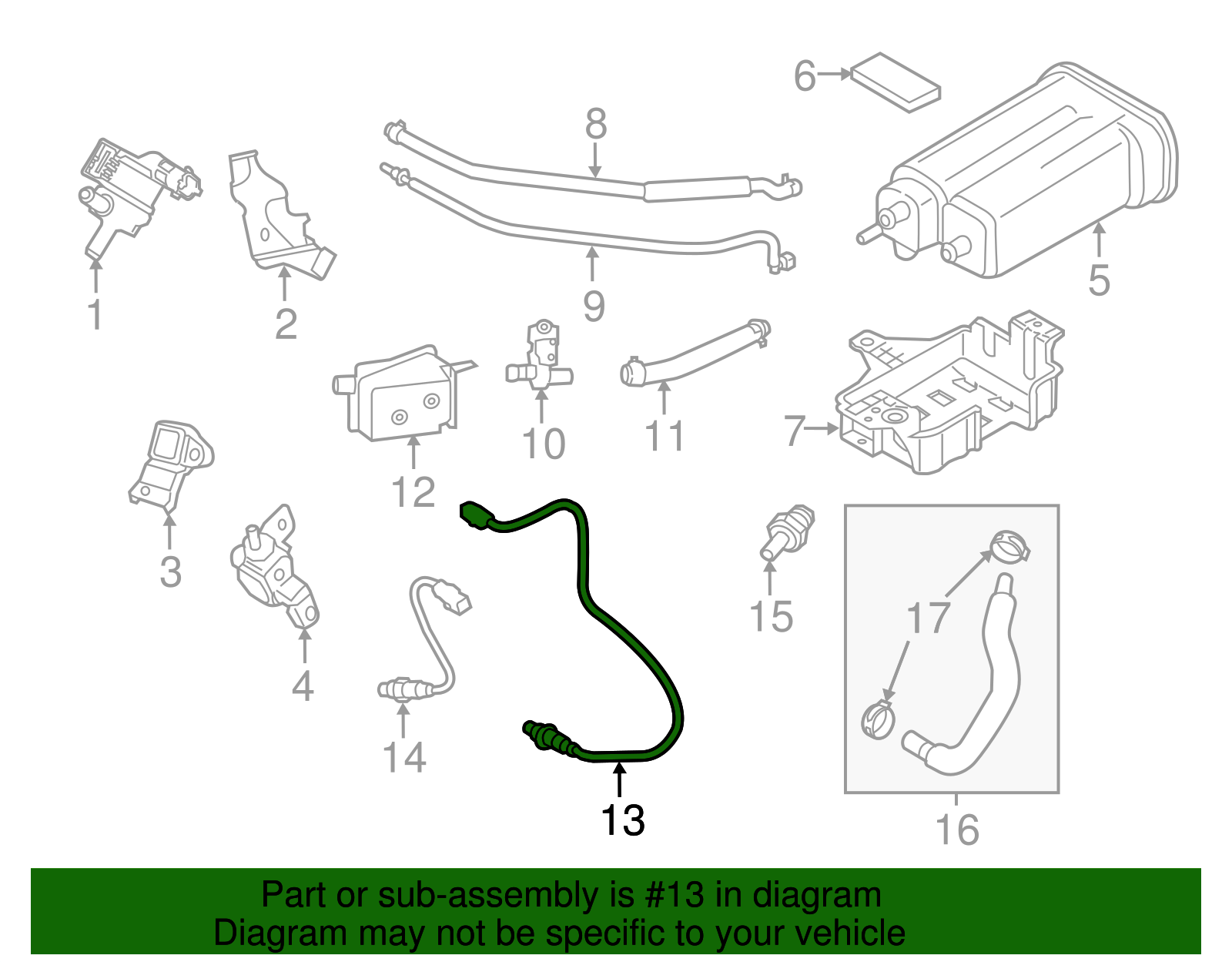 2012-2016 Kia Oxygen Sensor 39210-2E200 | Retail Performance Auto Parts