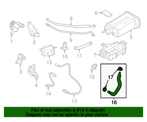 26720-2E500 - PCV Hose 2014-2021 Kia Soul | Kia.Parts Store