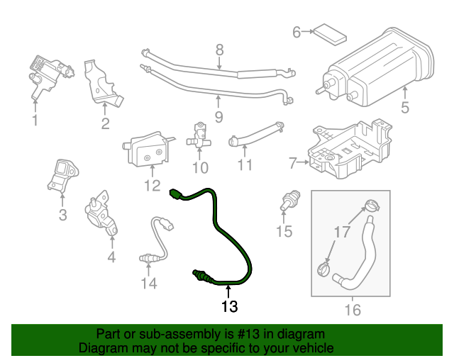 2012-2016 Kia OEM NEW 12-16 Kia Forte Koup Upper Front Lower Oxygen ...