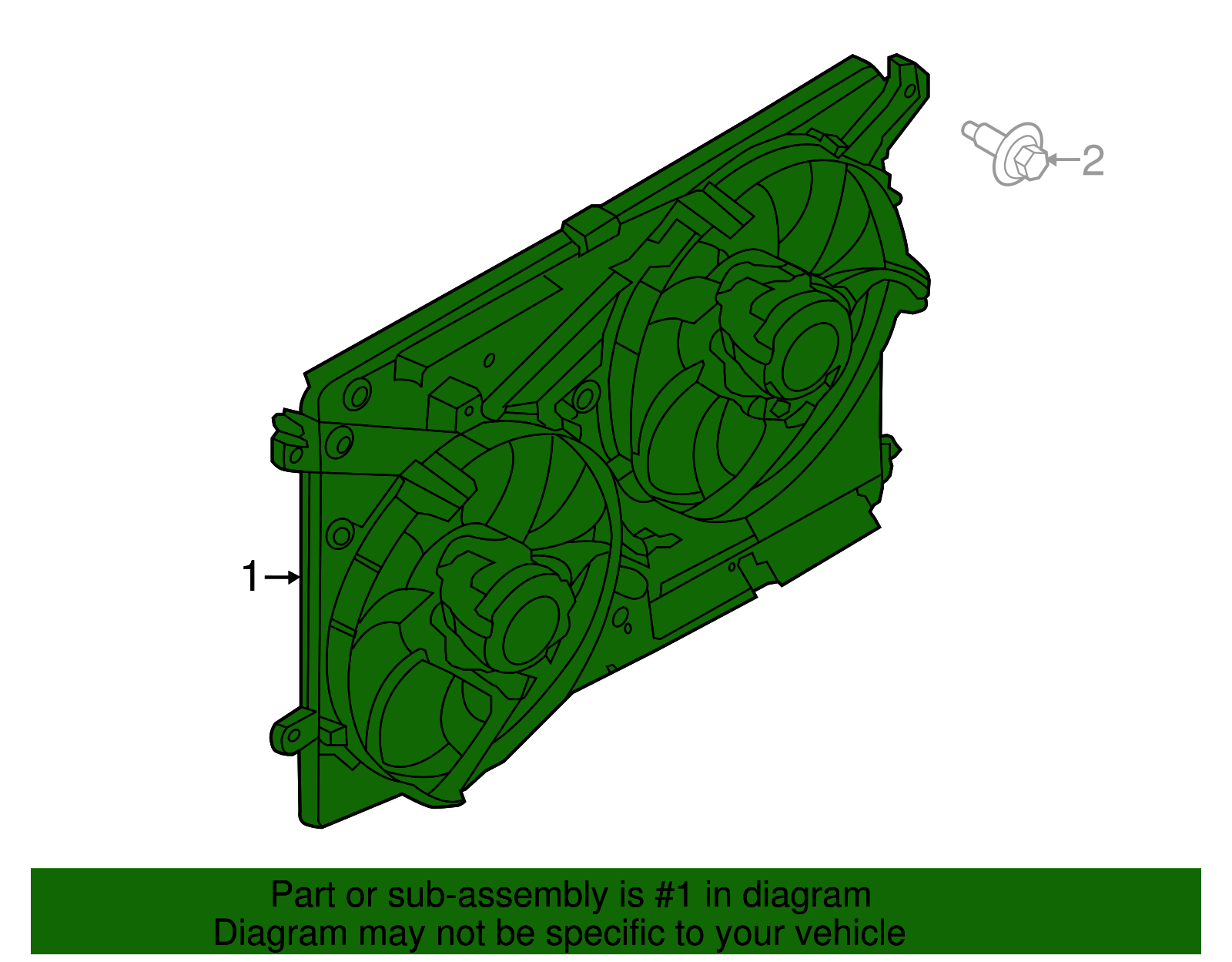 2013-2020 Ford Fusion Fan Assembly DG9Z-8C607-J | Miracle Ford Parts