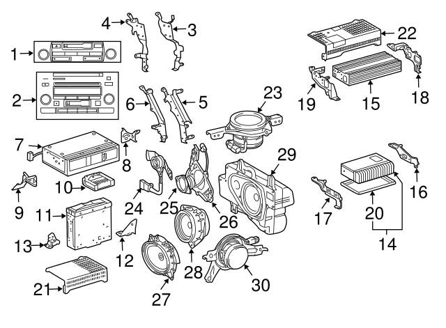 86160-0W590 - Tweeter - 2003-2009 Lexus GX470 | DiscMonster