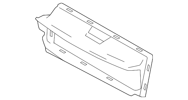 2014-2019 Porsche 911 Radiator Support Air Duct 991-504-460-02-1E0 ...