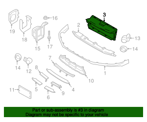 2014-2019 Porsche 911 Radiator Support Air Duct 991-504-460-02-1E0 ...