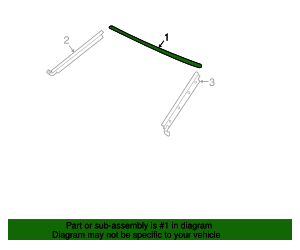 2000-2006 Toyota Tundra Windshield Molding 75531-0C010 ...