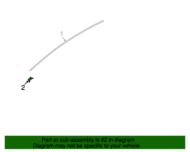 2007-2024 Nissan Drip Molding Clip 73856-9AN0A | OEM Parts Online