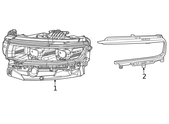 2022 Jeep Composite Assembly 68598988aa | TascaParts.com