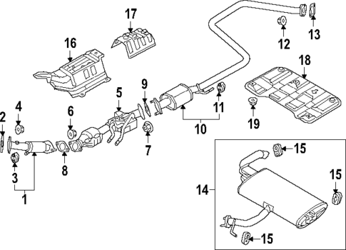 Exhaust Components for 2025 Kia Niro | Kia.Parts