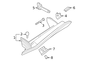 51-16-9-863-833 - Glove Box Door 2019-2024 BMW | AutoNationParts.com