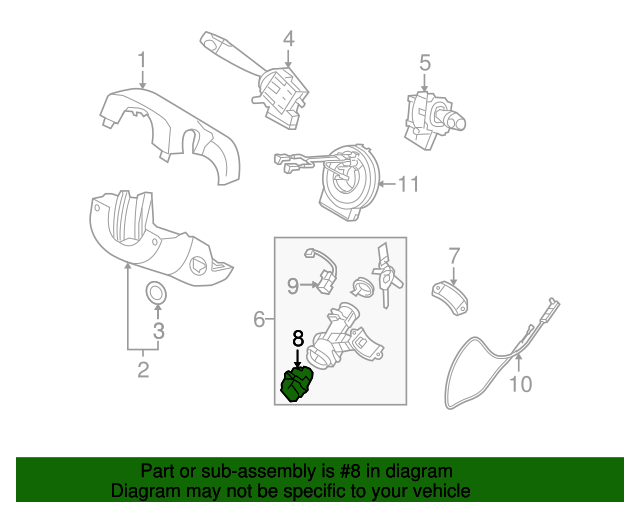 93110-3K000 - Ignition Switch 2006-2014 Kia | Kia.Parts Store