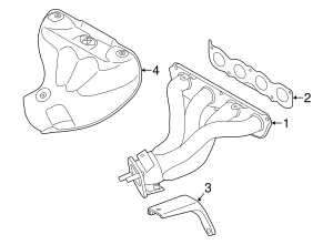 28510-2E000 - Exhaust Manifold - 2012-2019 Kia | Kia Auto Parts