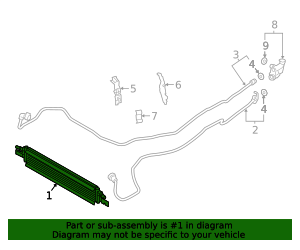 17218666138 - 2019-2023 BMW Z4 Trans Cooler (17-21-8-666-138) | BMW of ...