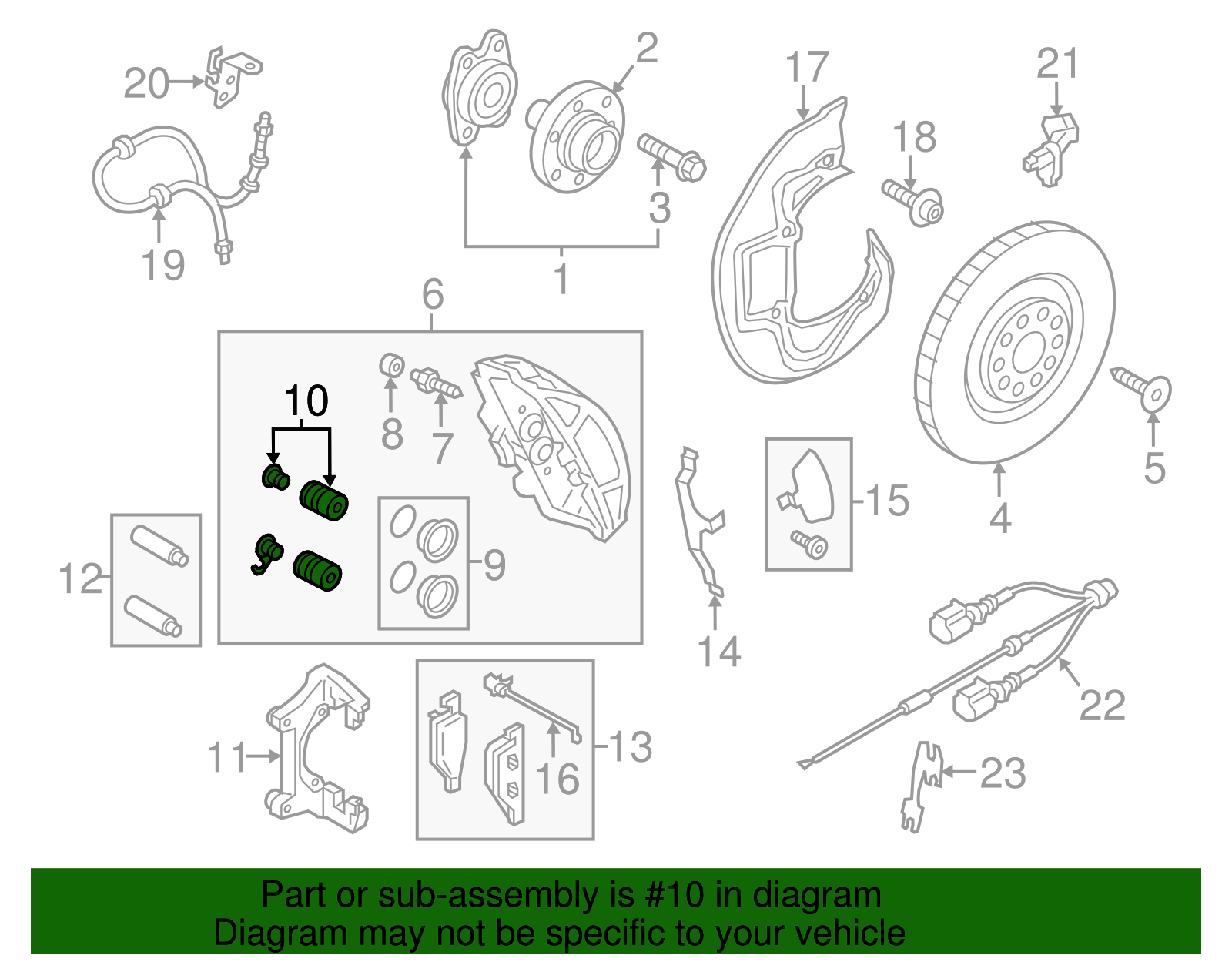 7E0-698-647 - 2011-2018 Audi - Bushing Kit | European OEM Parts Direct