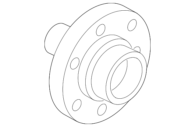2008-2020 Audi Wheel Hub 8K0-407-613-B | Audi OEM Parts