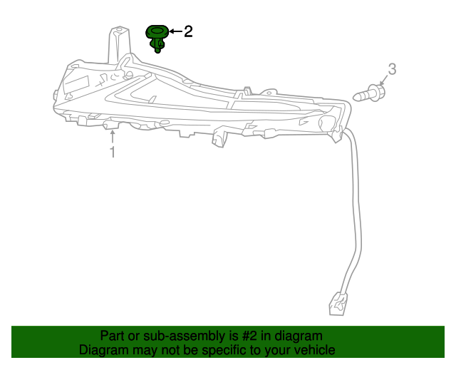 52161-02020 - Bumper Cover Clip For 2002-2022 Lexus | Lexus OE Parts