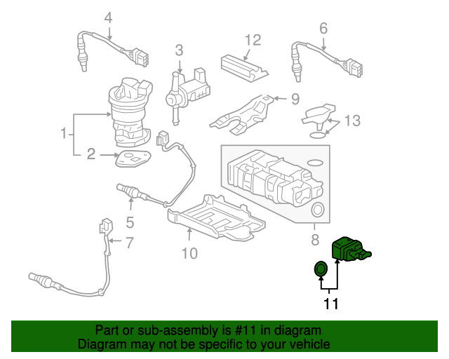 17315-SDA-A02 - Filter, Dust - 2003-2007 Honda Accord | Genuine Honda Parts