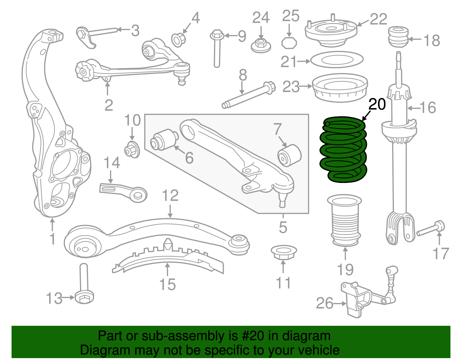 2016-2023 Jaguar XF Coil Spring T2H40574 | JaguarParts.com