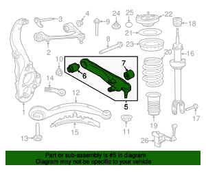 T2H19029 - Suspension Control Arm 2016-2023 Jaguar | AutoNationParts.com