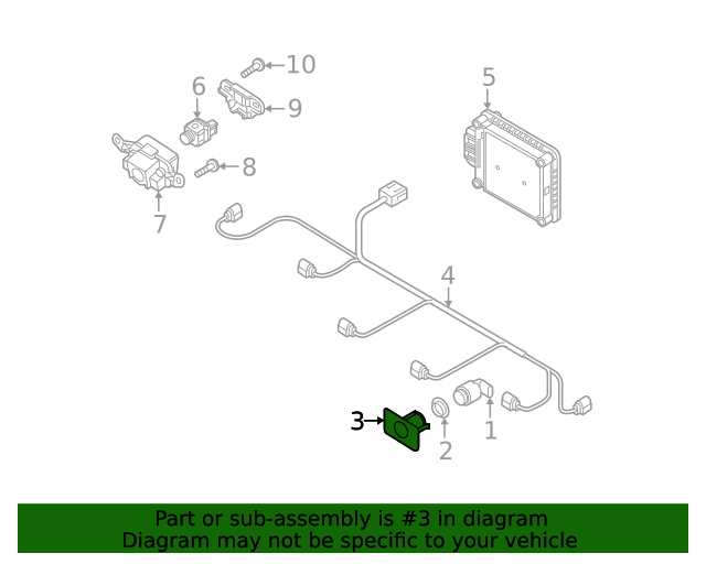 2019-2021 Audi Q3 Bumper Cover 83A-807-067-GRU | Audi USA Parts