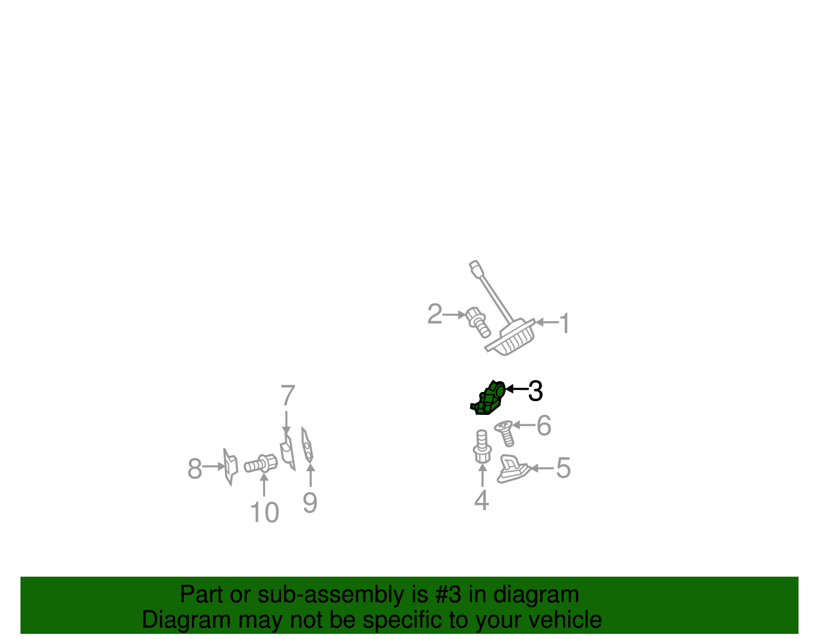5808A119 - Lock Actuator 2014-2024 Mitsubishi | Mitsubishi Direct Parts