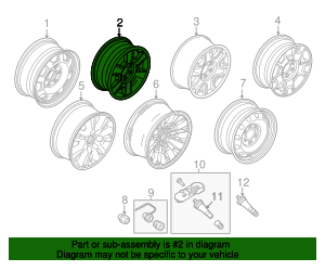 AL3Z-1007-D - Wheel Alloy - 2010-2014 Ford F-150 | Eastgate Ford Parts CA
