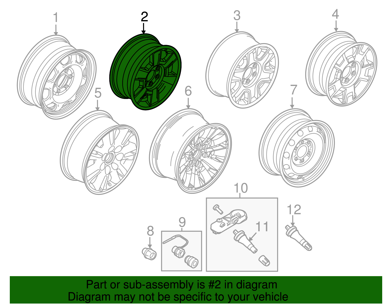 AL3Z-1007-D - Wheel 2010-2014 Ford F-150 | Big 3 Auto Parts