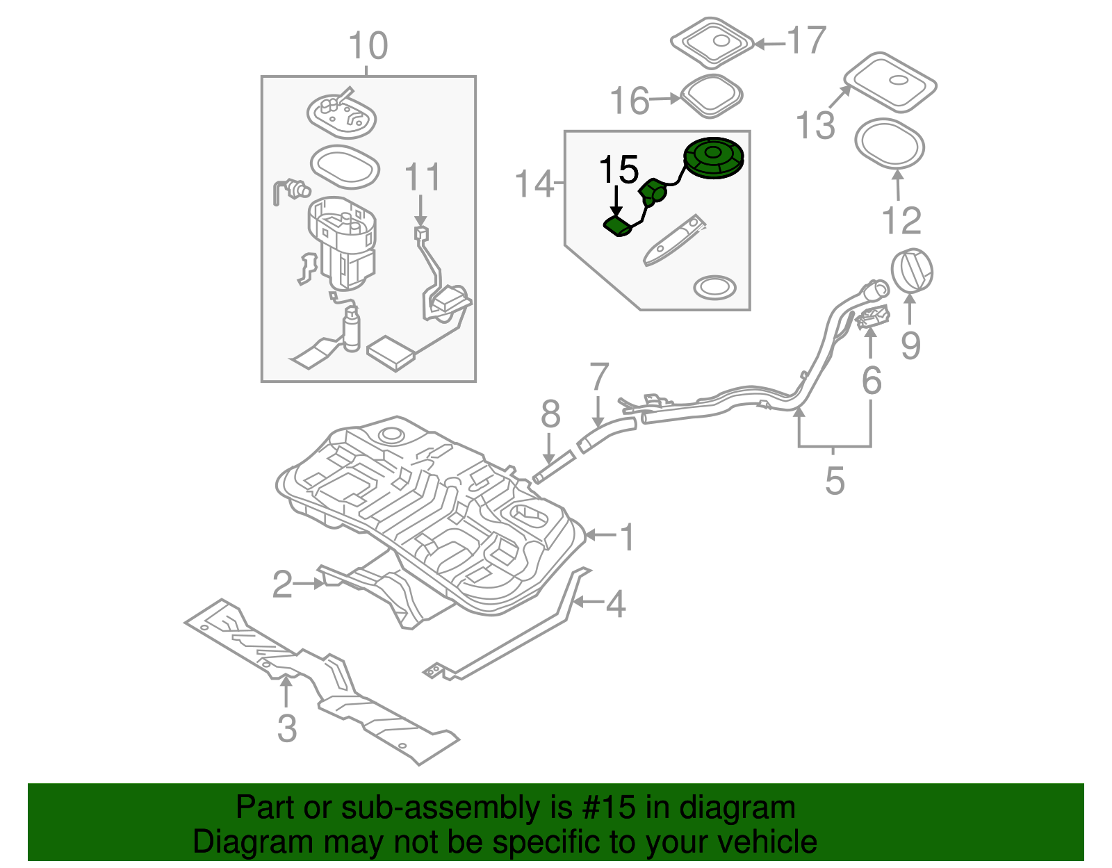 94460-2E250 - Sending Unit 2005-2010 Kia Sportage | Kia.Parts Store
