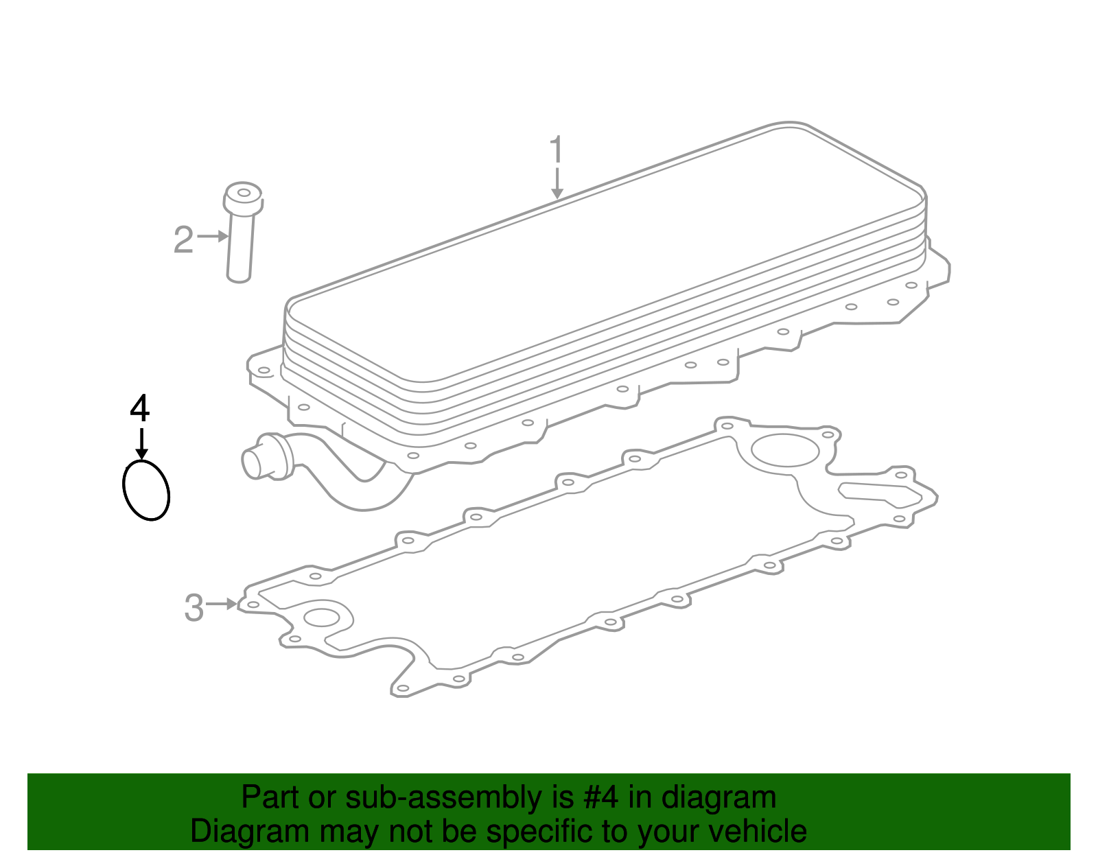LR030593 - Oil Cooler Tube Seal - 2010-2020 Land-Rover | Land Rover ...