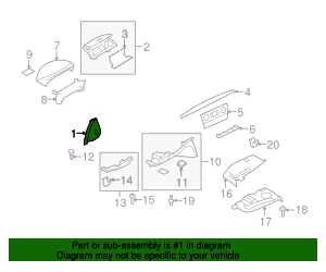 51456982535 - 2008-2013 BMW Side Cover (51-45-6-982-535) | BMW of South ...