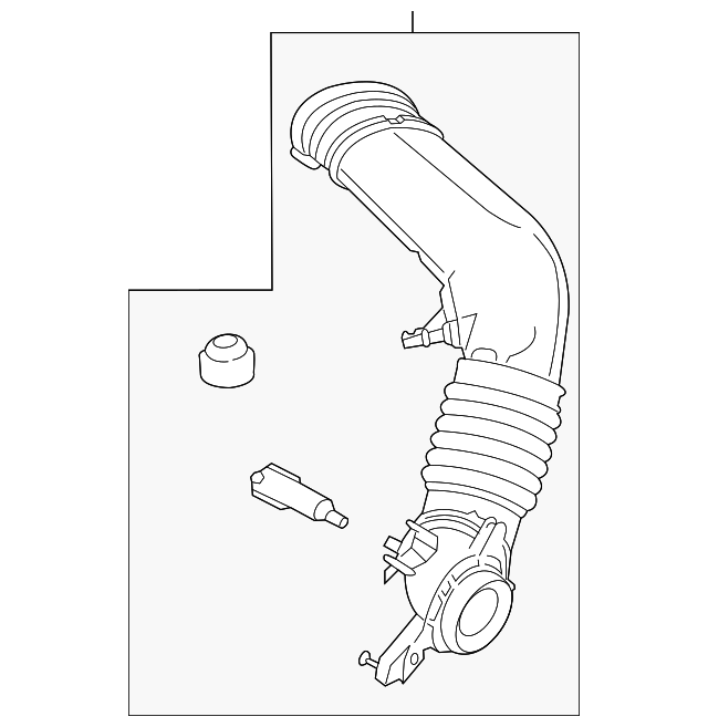 2017-2019 Ford OEM NEW 2017-2019 Ford Escape Lincoln MKC Air Inlet Tube ...