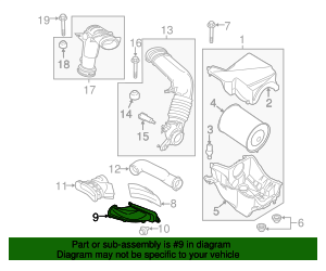 2015-2019 Ford Intake Tube EJ7Z-9A624-A | OEM Parts Online