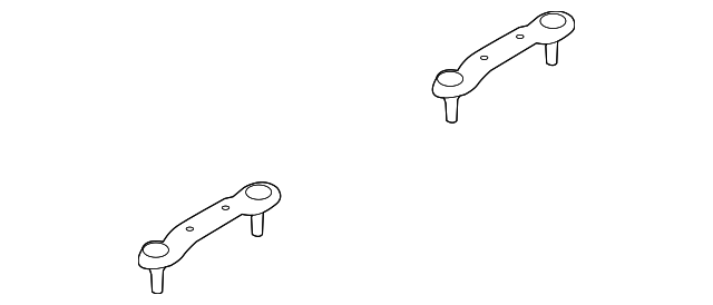 91066FL000 - Roof Molding Bracket - 2017-2021 Subaru | World OEM Parts ...