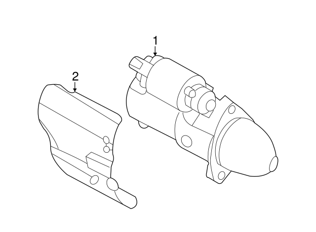 2008-2011 Kia Starter Motor 36100-3C150 | OEM Parts Online