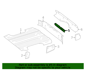 906-312-27-37 - Rear Cross-Member Reinforcement 2010-2024 Mercedes-Benz ...