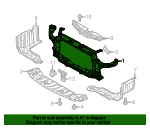 64101-B0000 - Radiator Support 2017-2018 Kia | Kia.Parts